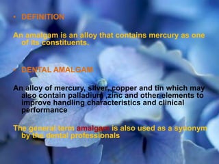 Amalgam | PPTX