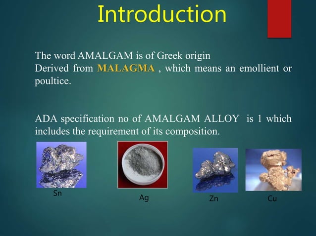 Amalgam | PPTX | Dental Health | Diseases and Conditions