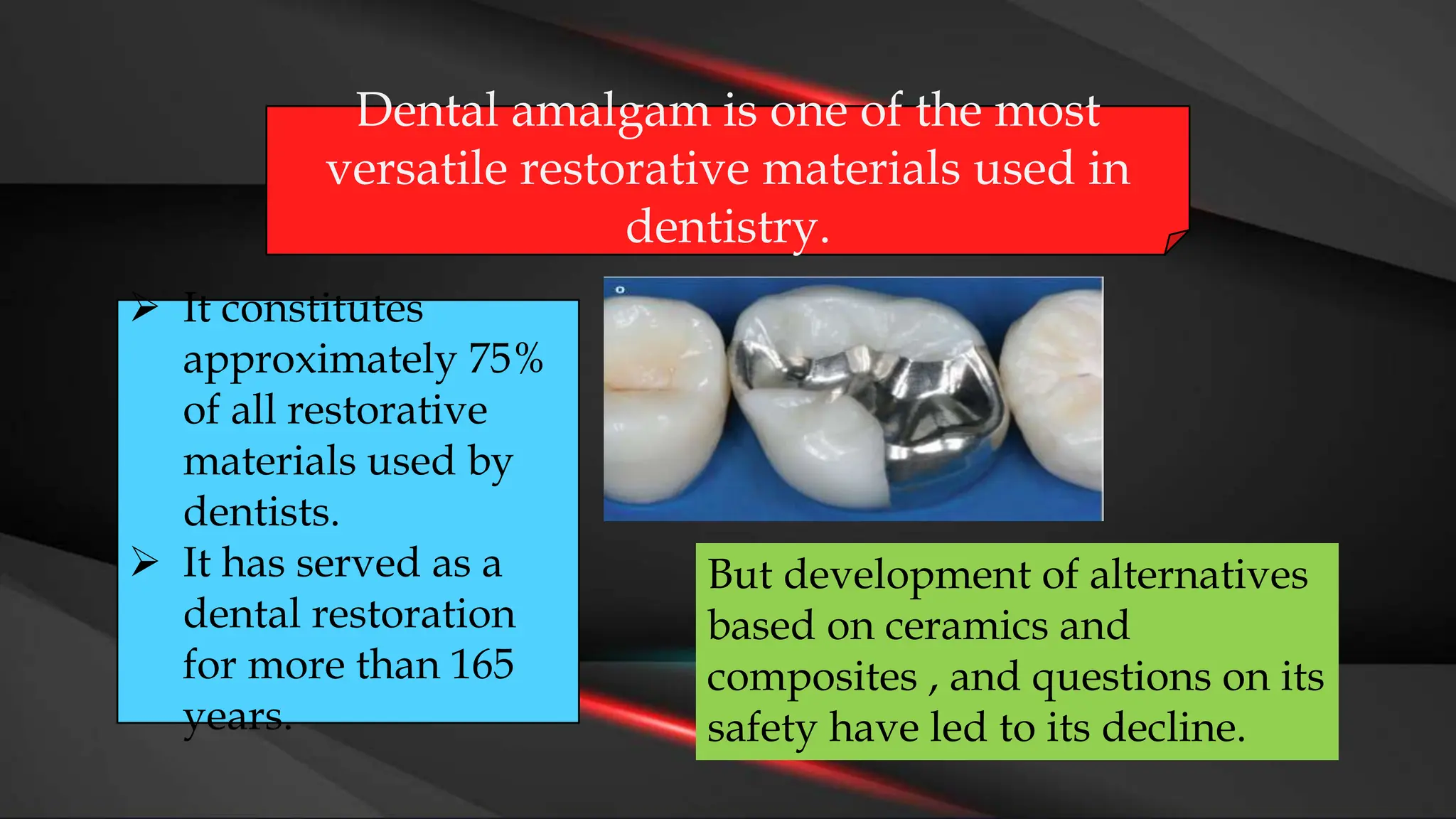 Amalgam dental ppt for dental material study | PPT