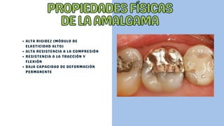 AMALGAMA EN ODONTOLOGIA- MATERIALES DENTALES | PDF