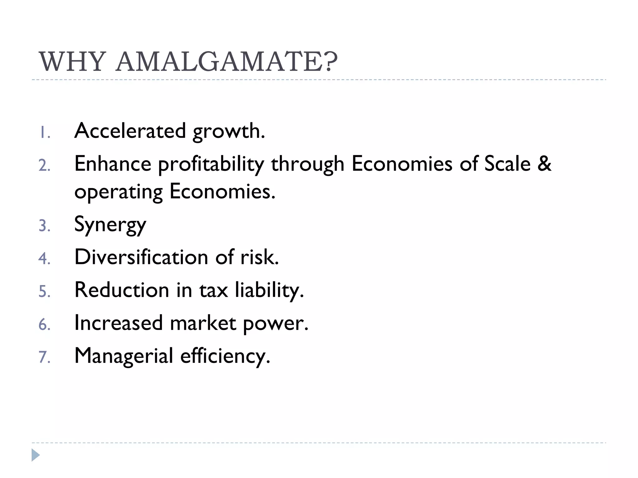 Amalgamation | PPT