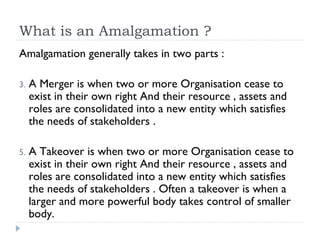 Amalgamation | PPT