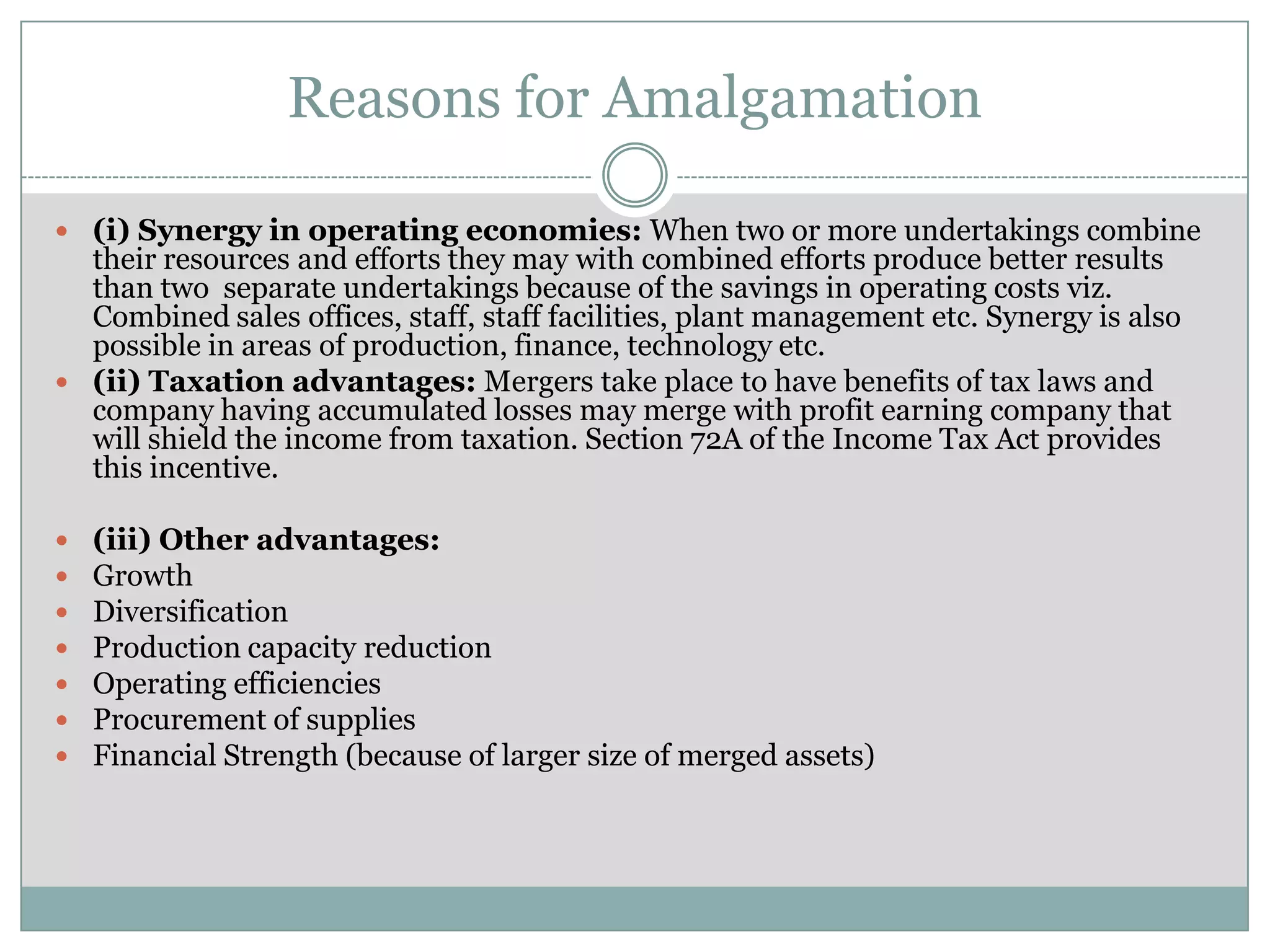 Amalgamation | PPTX