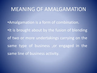 Amalgamate Definition