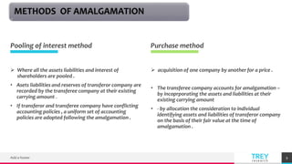 Amalgamation | PPTX | Mergers and Acquisitions | Business Banking & Finance