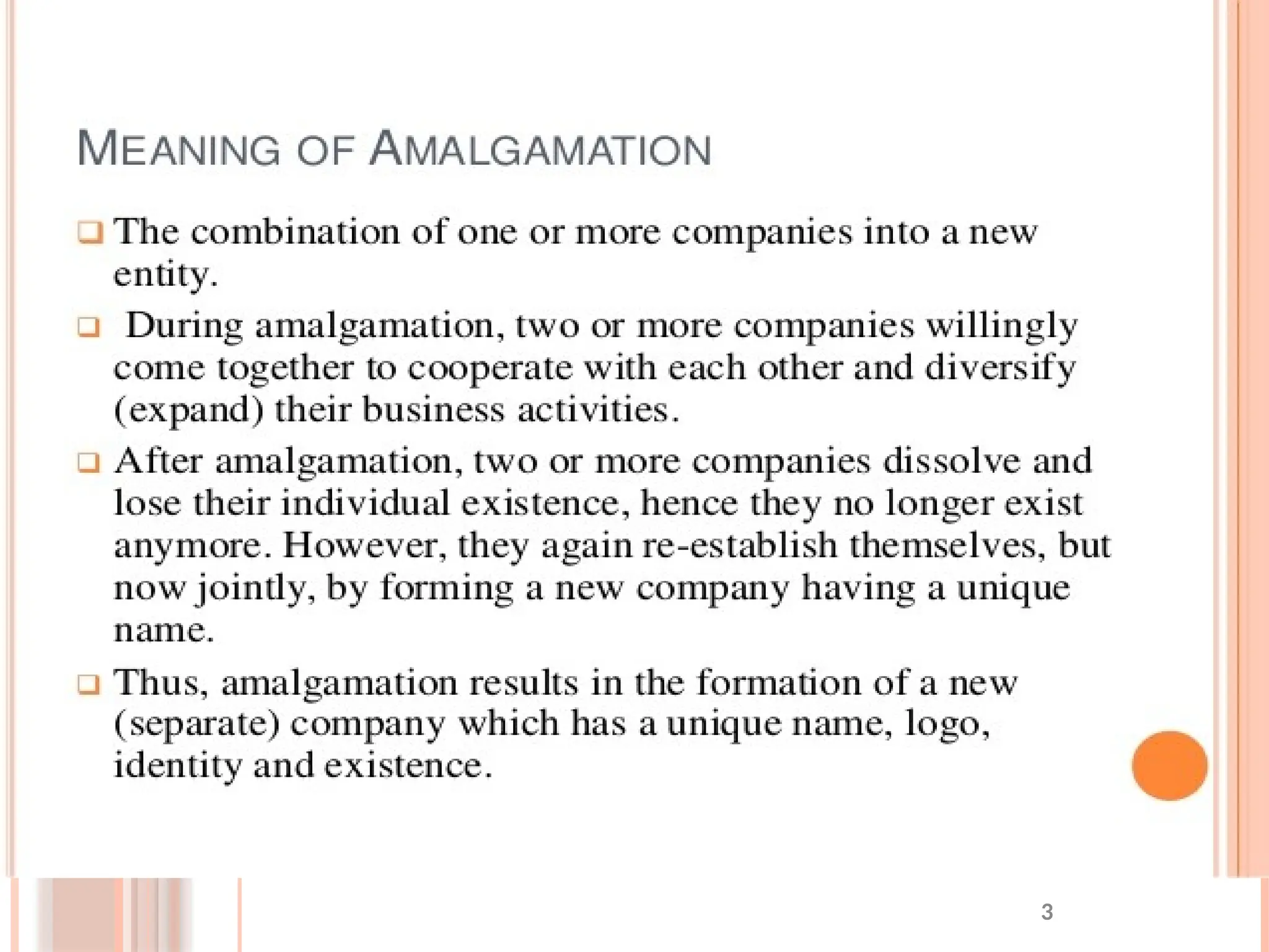 Amalgamation, Absorption and External reconstruction | PPTX