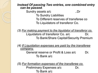 Amalgamation and Absorption in Property Law | PPTX