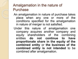 Amalgamation and Absorption in Property Law | PPTX