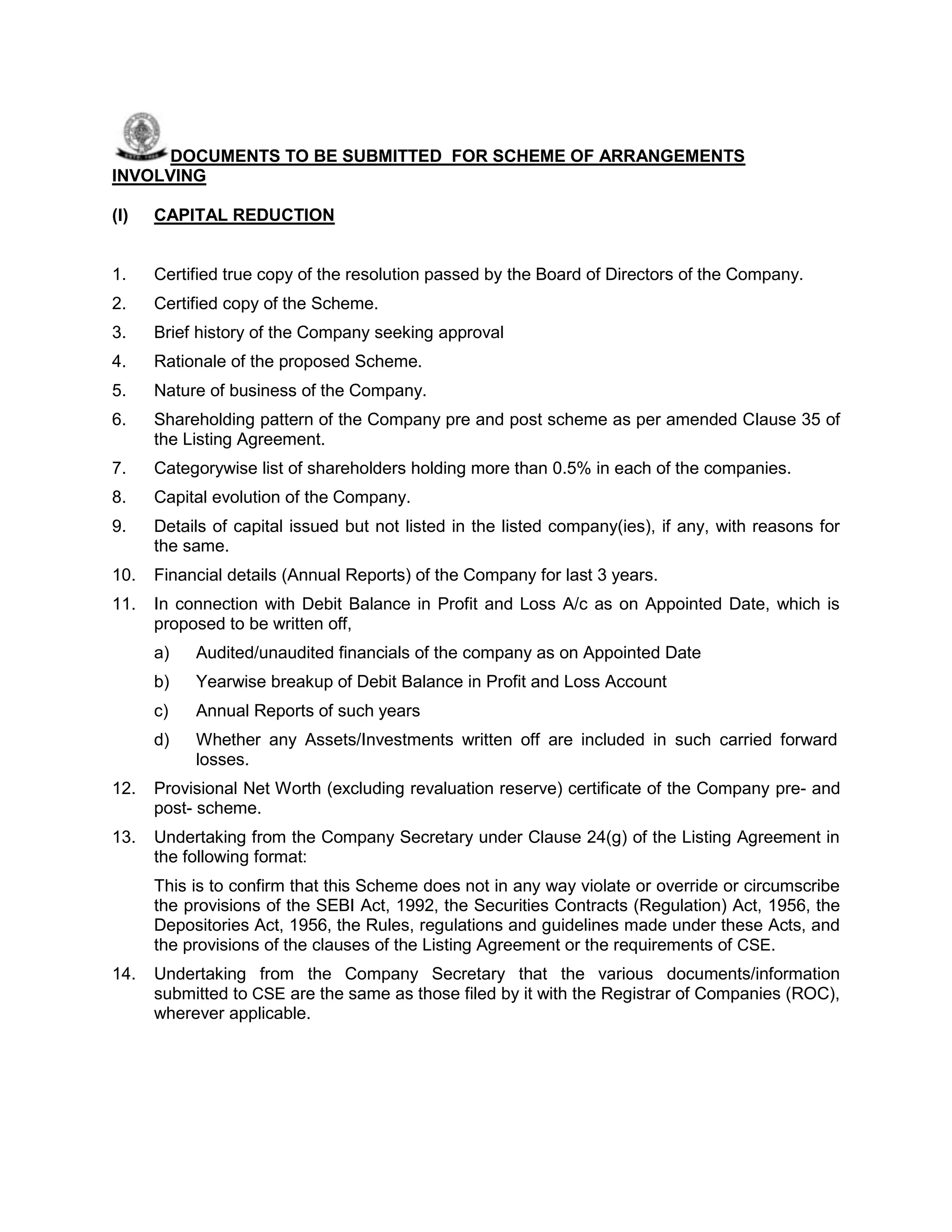 Amalgamation checklist | DOCX