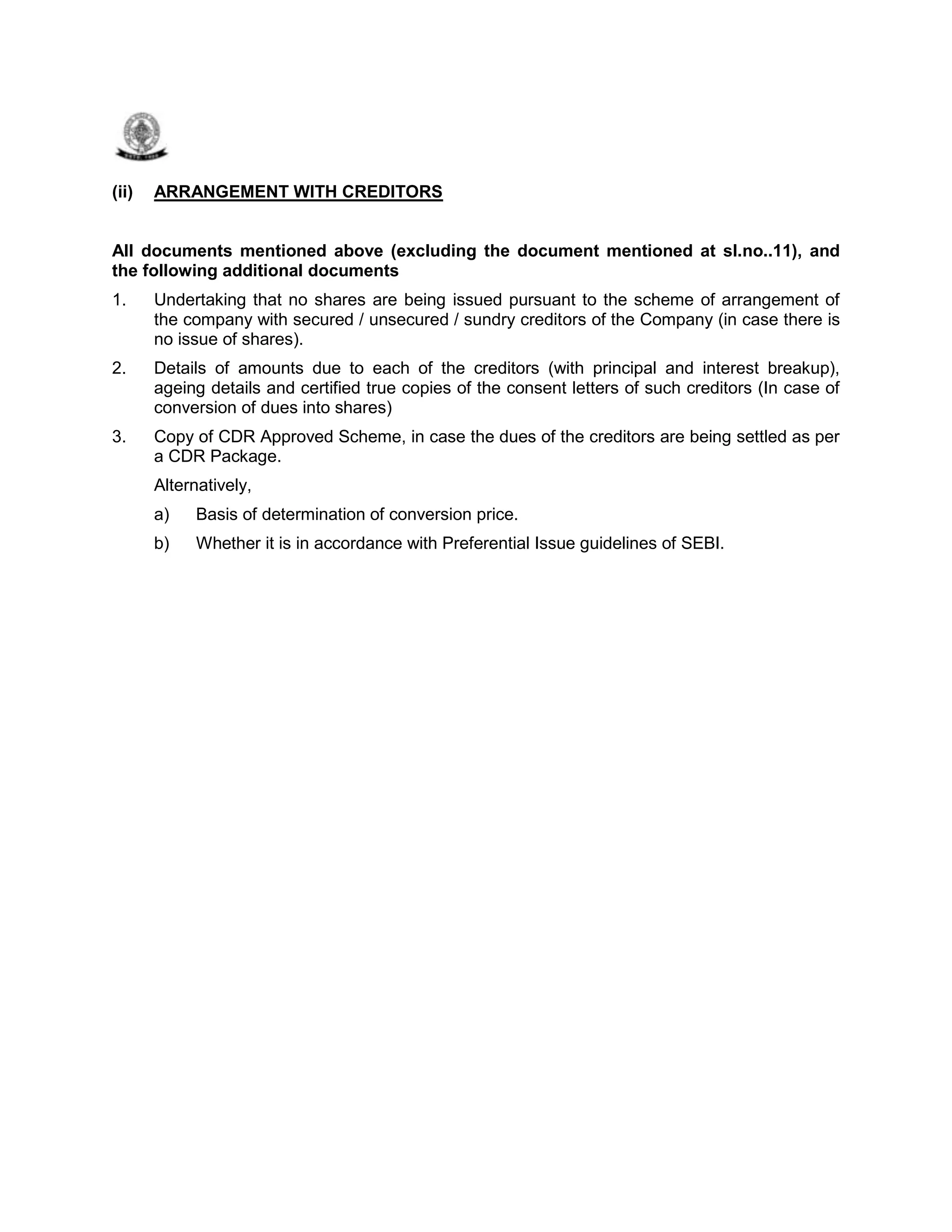 Amalgamation checklist | DOCX