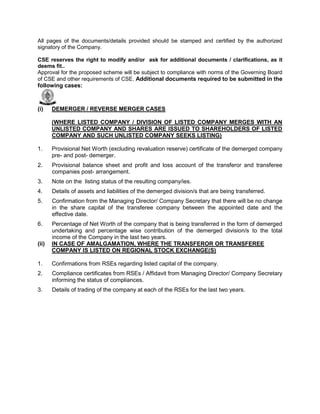 Amalgamation checklist | DOCX
