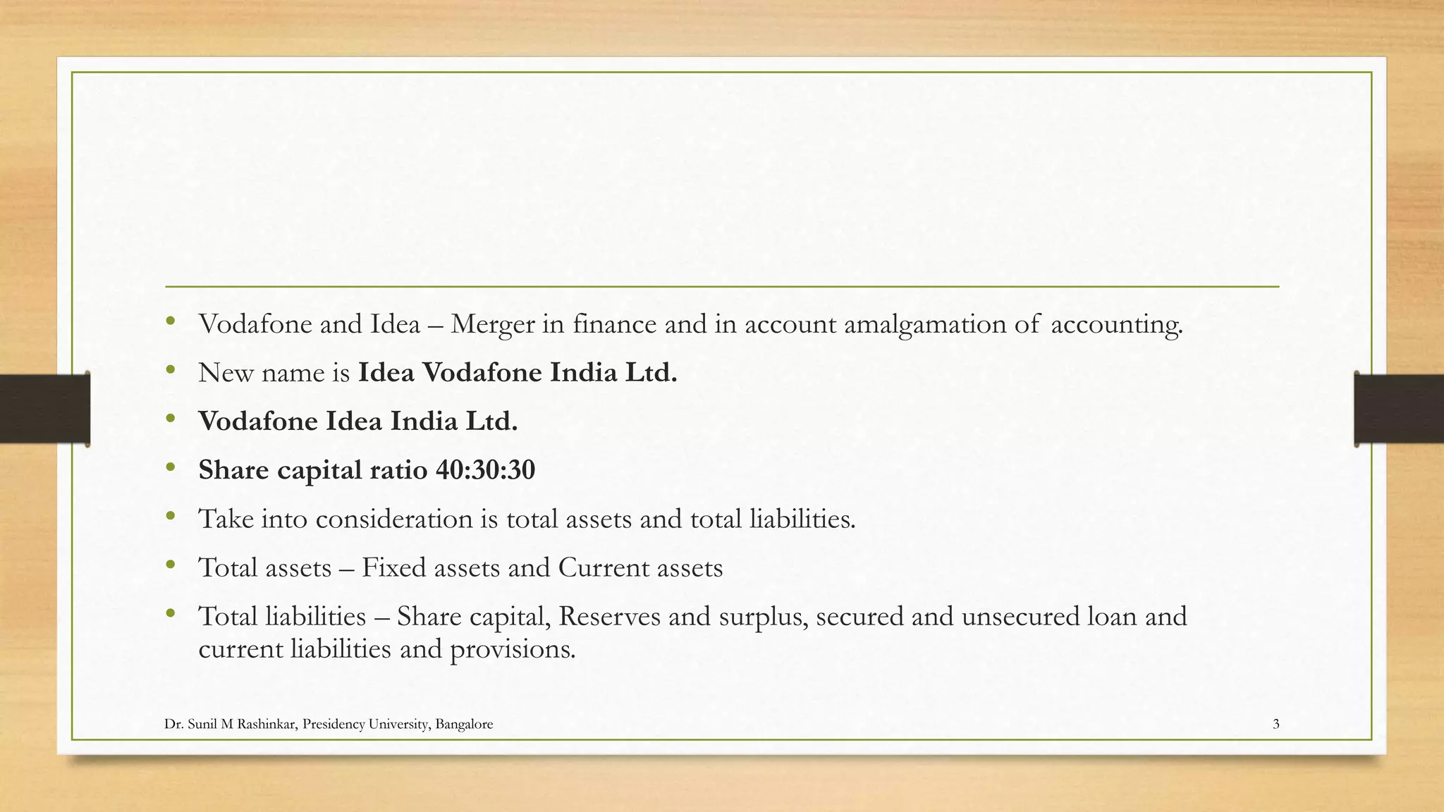 Amalgamation of accounting | PPT
