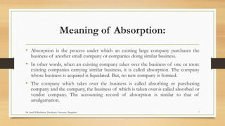 Amalgamation of accounting | PPTX