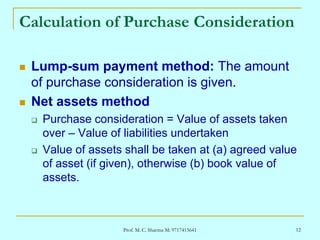 Accounting for Amalgamation of companies | PPTX