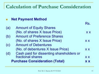 Accounting for Amalgamation of companies | PPTX