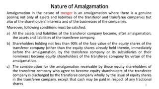 AMALGAMATION OF COMPANIES, corporate account | PPTX | Mergers and ...