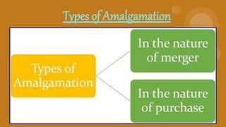 Amalgamation of company | PPTX