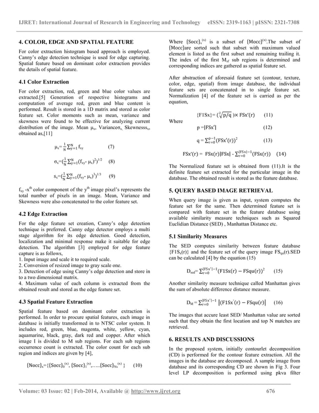 Amalgamation of contour, texture, color, edge, and spatial features for efficacious image ...