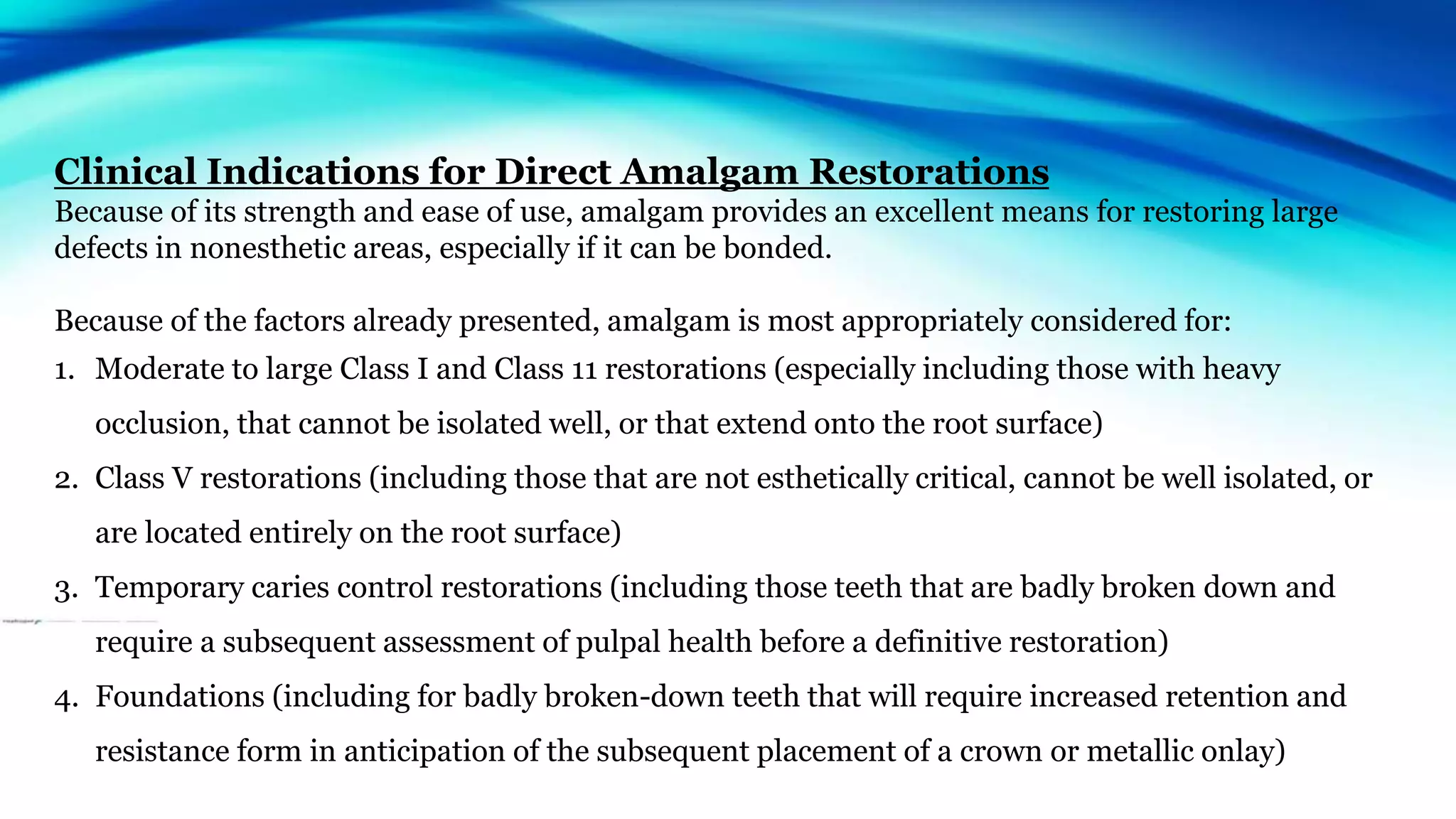 AMALGAM CAVITY PREPARATION | PPTX
