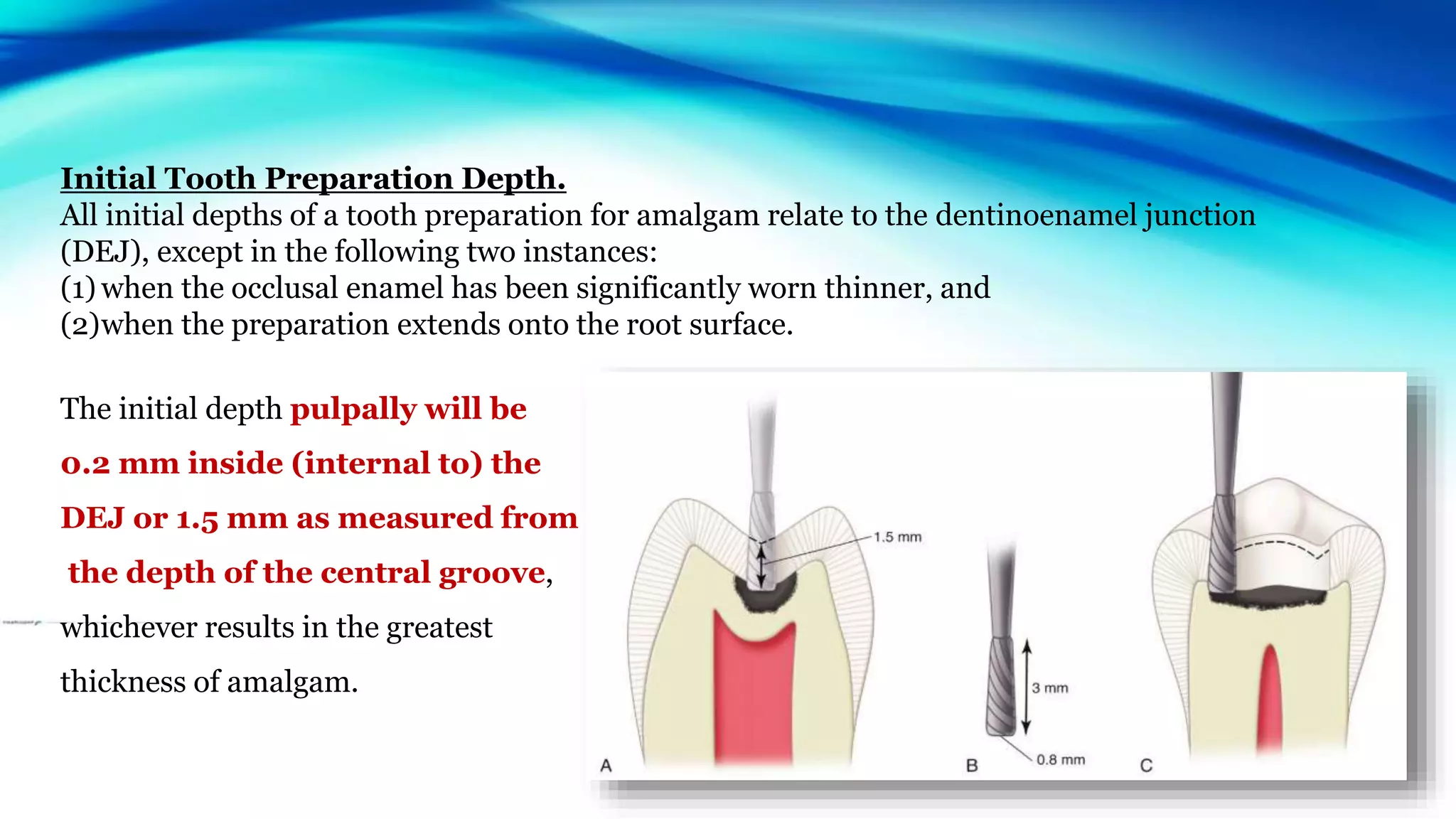 AMALGAM CAVITY PREPARATION | PPTX