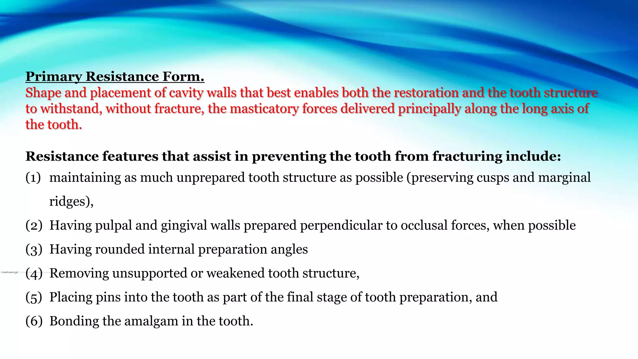 AMALGAM CAVITY PREPARATION | PPTX