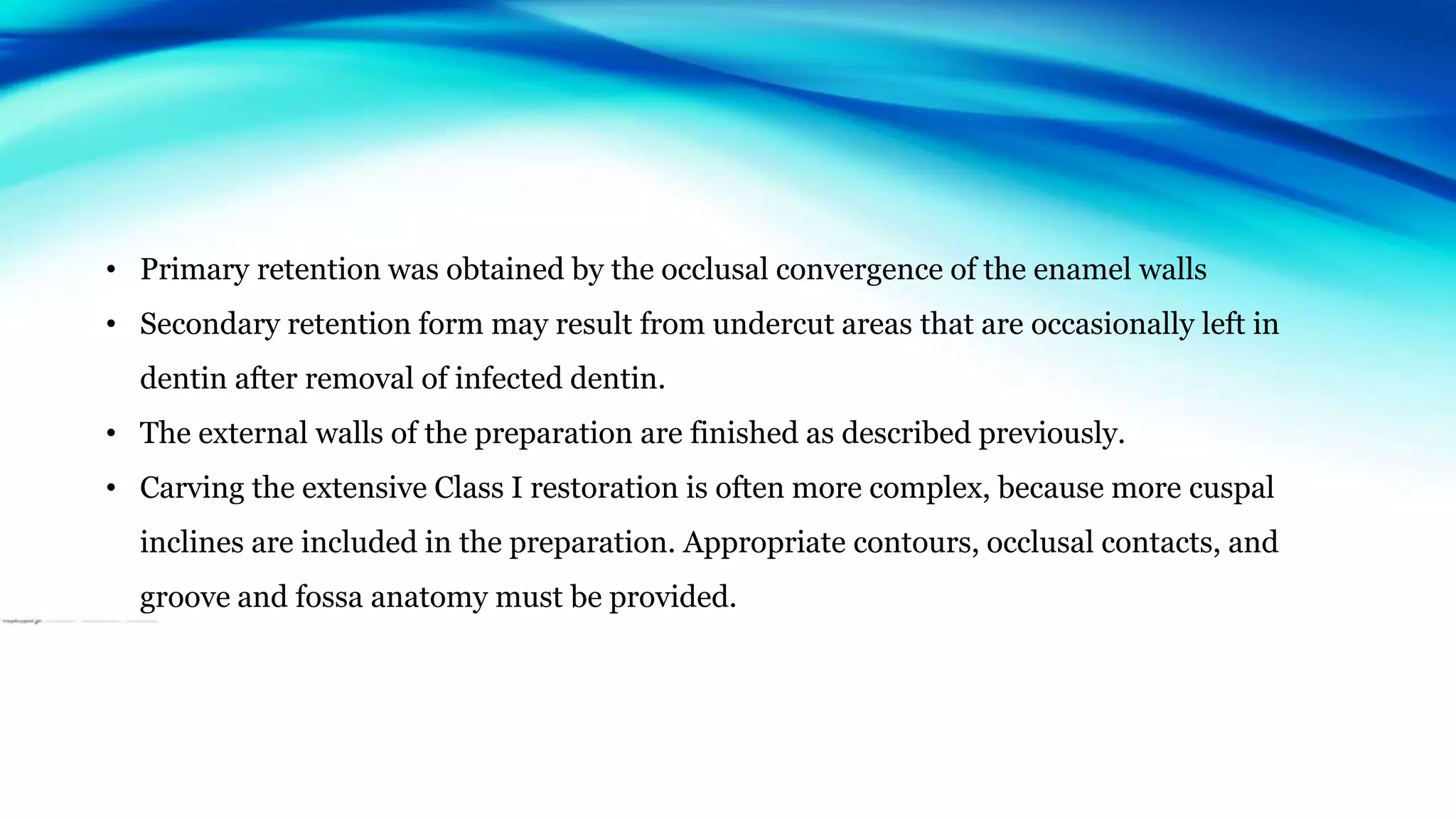 AMALGAM CAVITY PREPARATION | PPTX