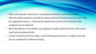 AMALGAM CAVITY PREPARATION | PPTX