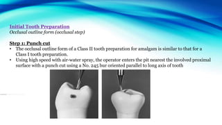 AMALGAM CAVITY PREPARATION | PPTX
