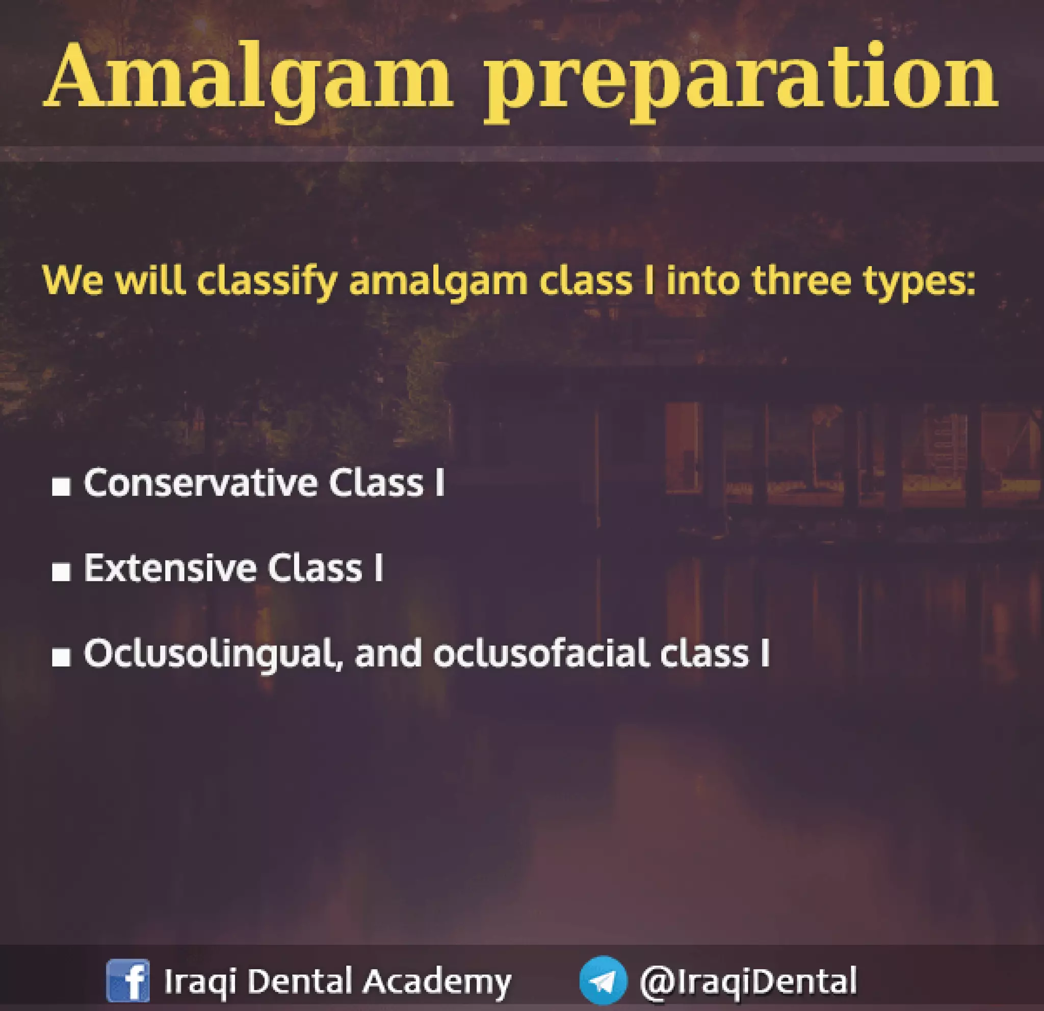 Amalgam Class I Restoration Explained | PDF