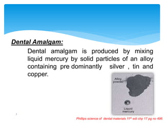 Silver Amalgam Seminar | PPTX