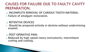 Amalgam failure | PPTX