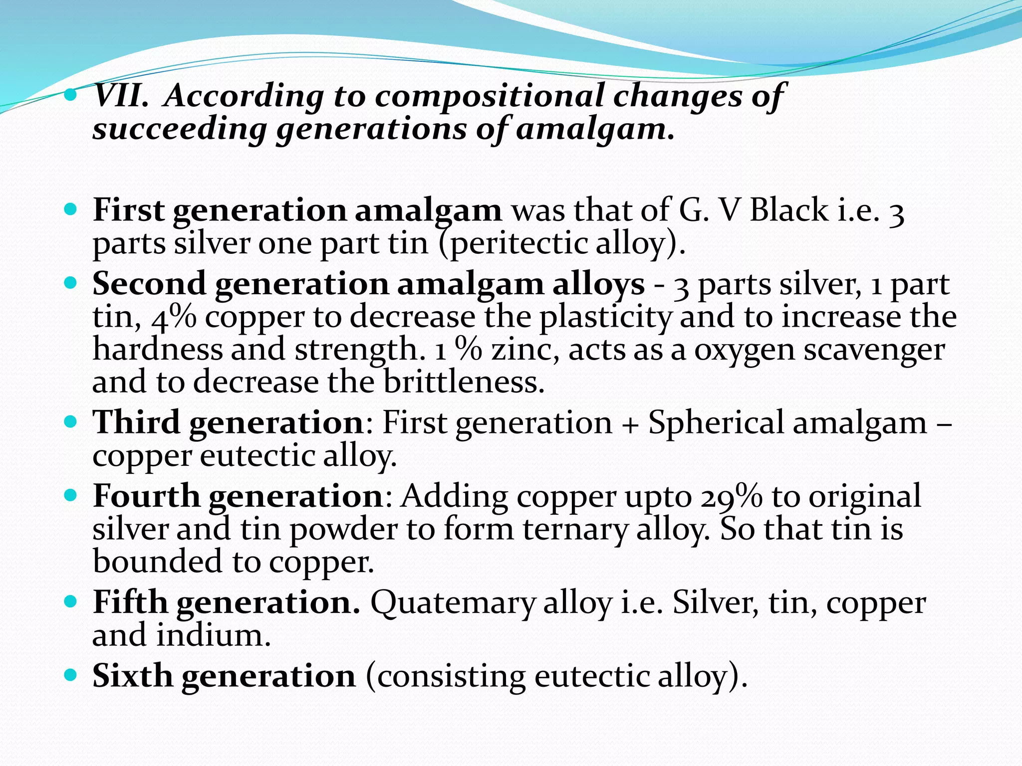 Dental Amalgam | PPTX
