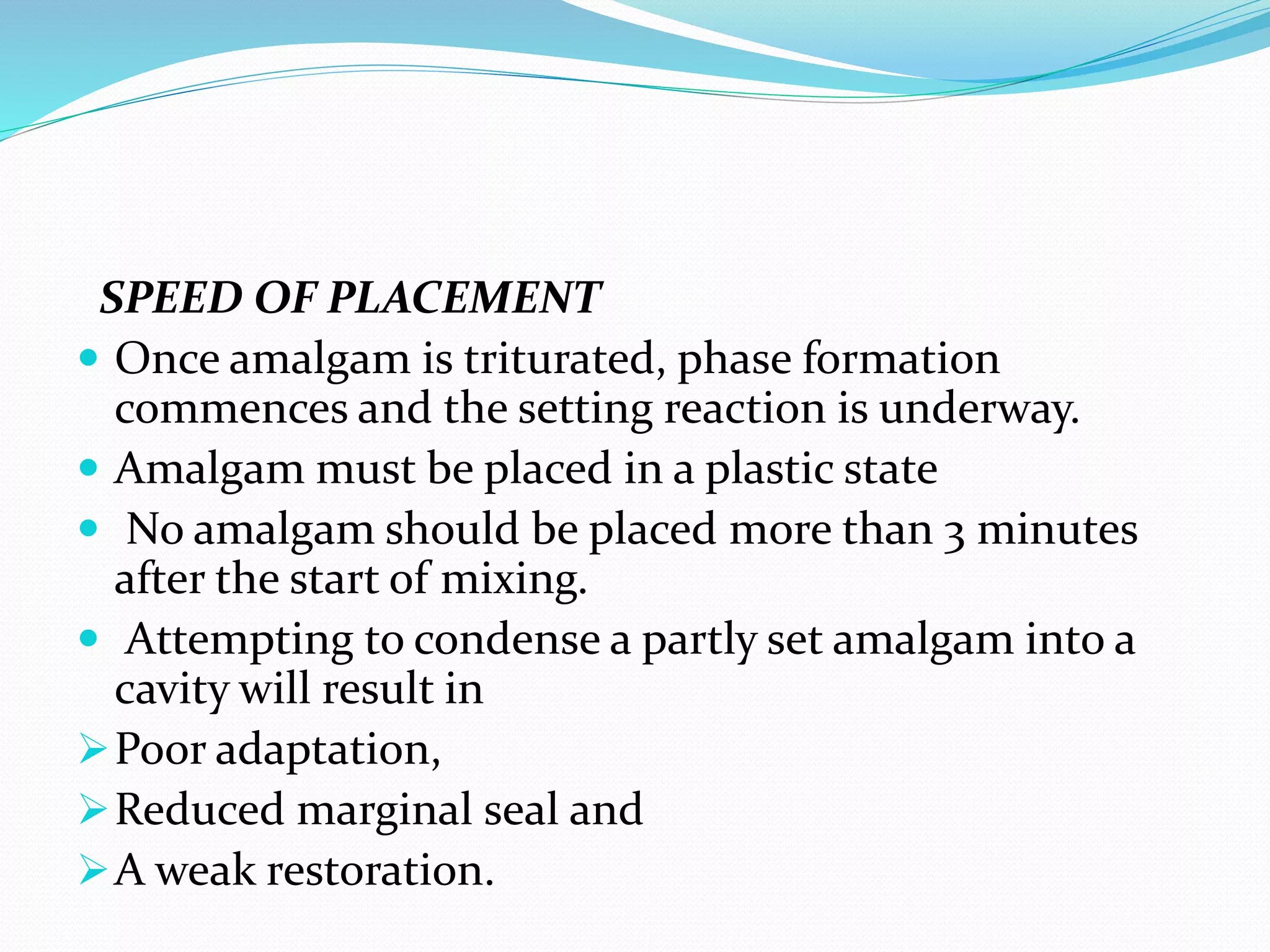 Dental Amalgam | PPTX