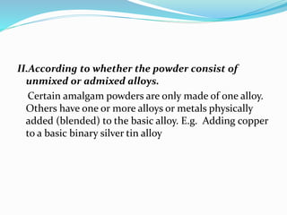 Dental Amalgam | PPTX