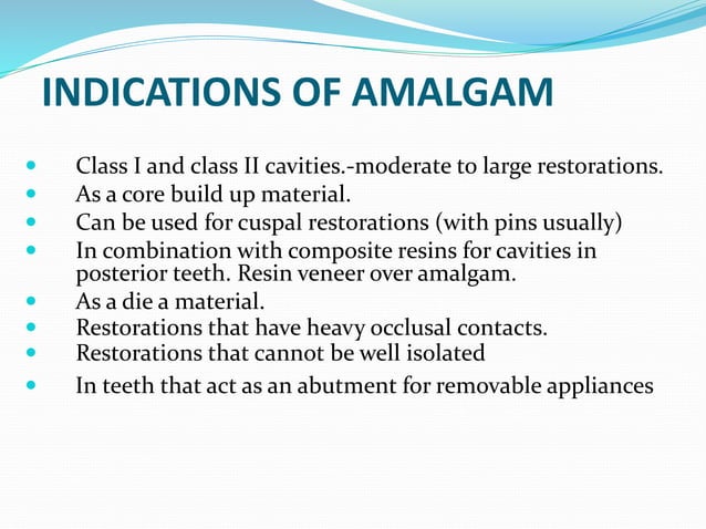 Dental Amalgam | PPTX | Dental Health | Diseases and Conditions