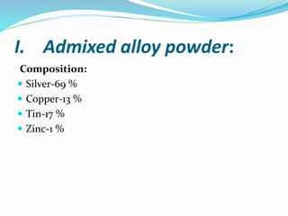 Dental Amalgam | PPTX