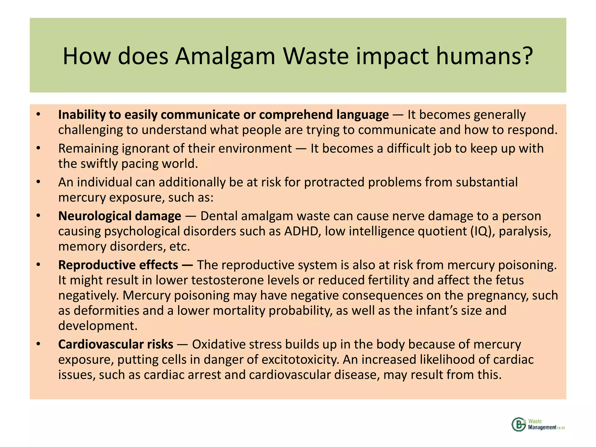 Amalgam Waste- What is so Severe About It.pptx