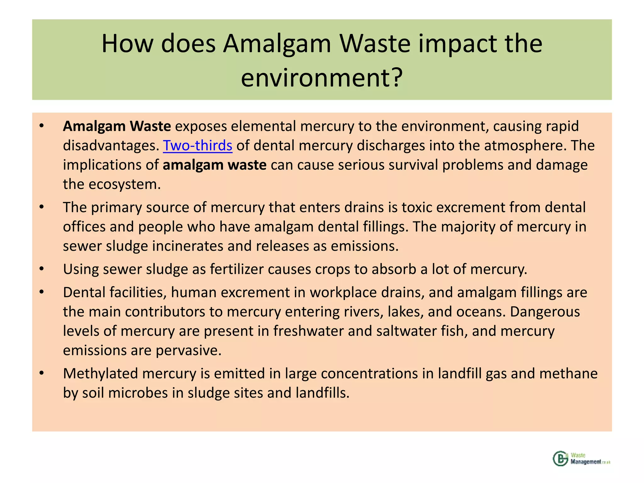 Amalgam Waste- What is so Severe About It.pptx
