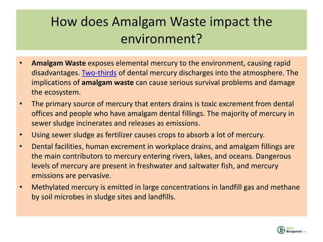 Amalgam Waste- What is so Severe About It.pptx | Oral care | Personal Care