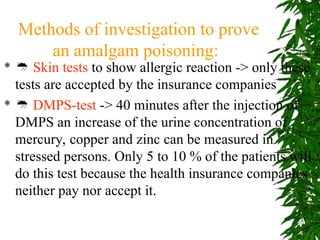 Amalgum Poisoning amalgam poisoning dental.ppt