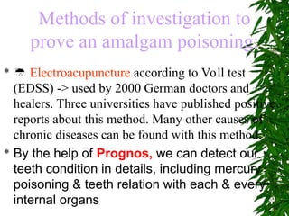 Amalgum Poisoning amalgam poisoning dental.ppt