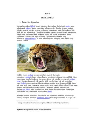 Kepunahan Hewan Buas | PDF