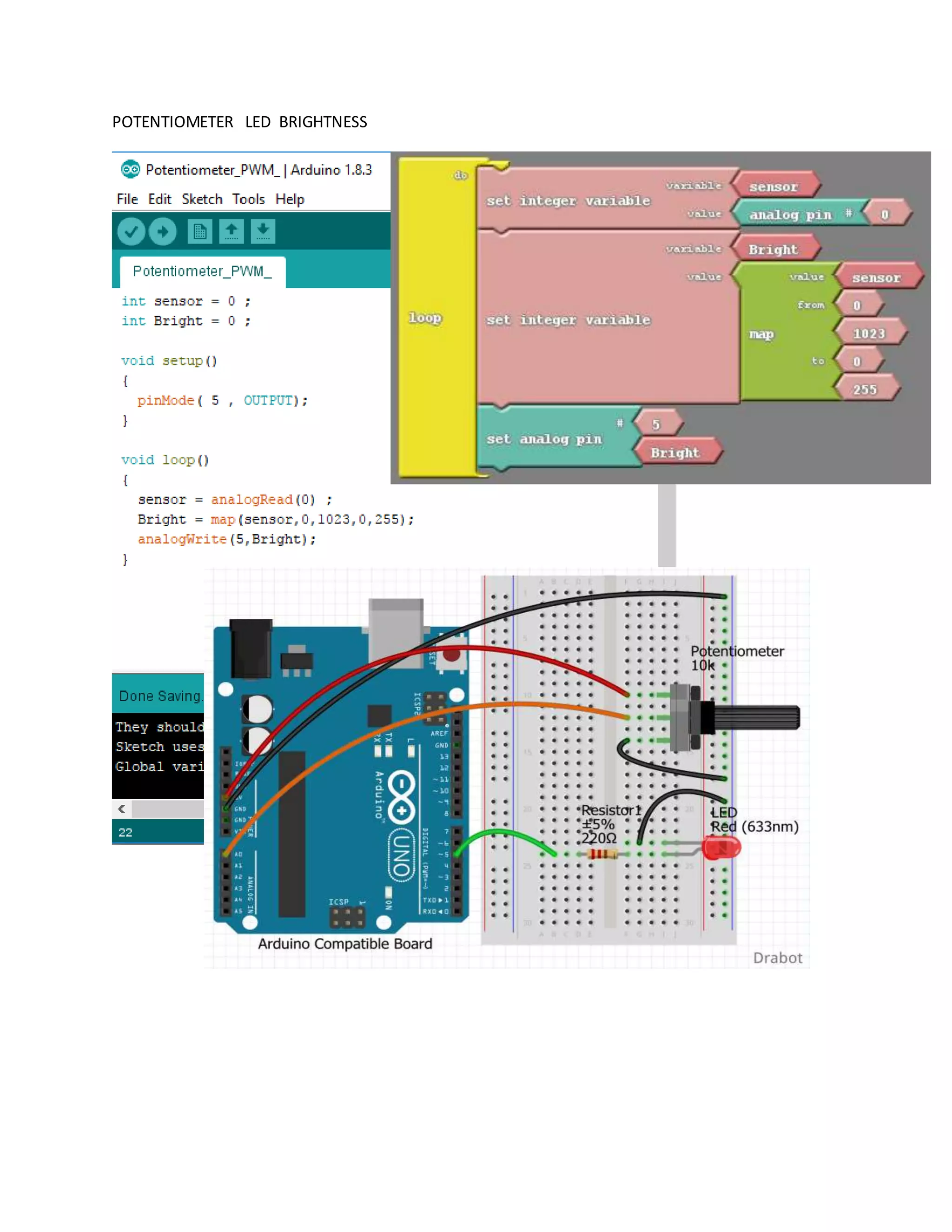 REKA BENTUK ELEKTRONIK TINGKATAN 2-Amali arduino | DOCX