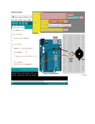 REKA BENTUK ELEKTRONIK TINGKATAN 2-Amali arduino | DOCX