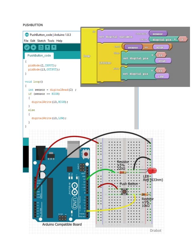 REKA BENTUK ELEKTRONIK TINGKATAN 2-Amali arduino | DOCX