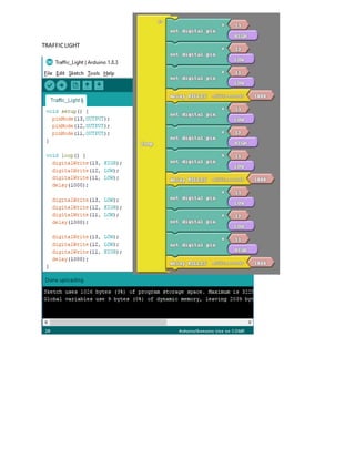 REKA BENTUK ELEKTRONIK TINGKATAN 2-Amali arduino | DOCX