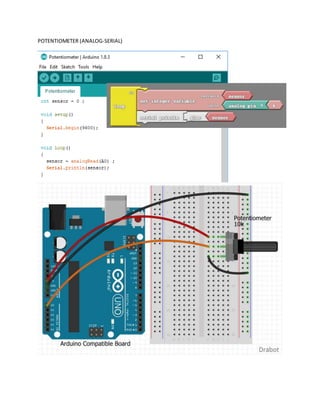 REKA BENTUK ELEKTRONIK TINGKATAN 2-Amali arduino | DOCX