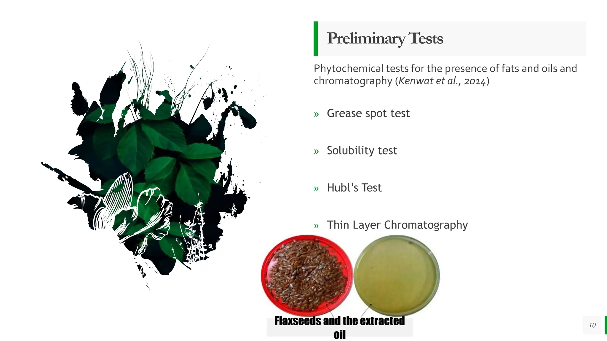 An Overview of Flax Seeds – Phytochemical Profile, Extraction & Dietary ...