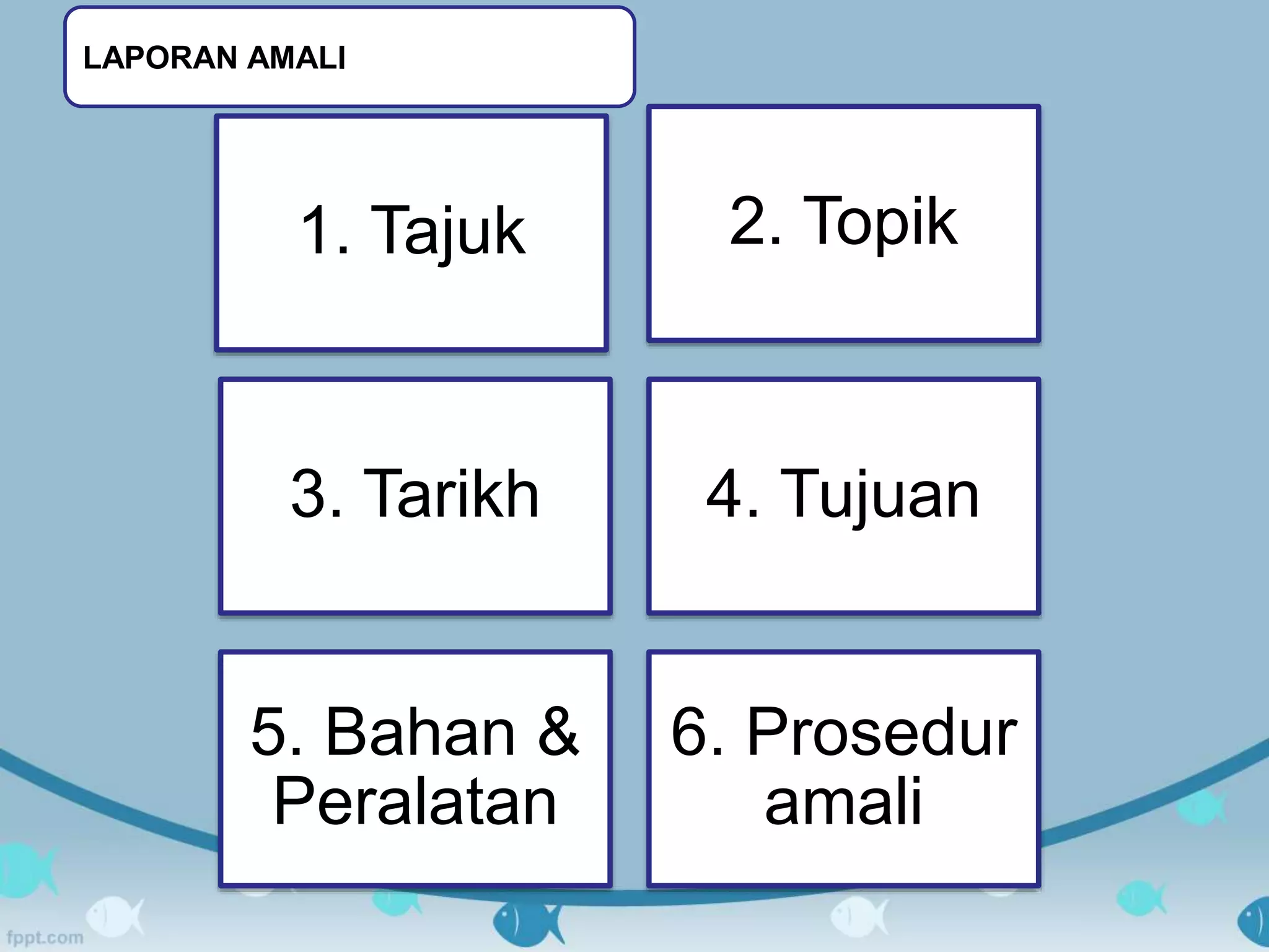 Amali simulasi sampel ikan | PPT