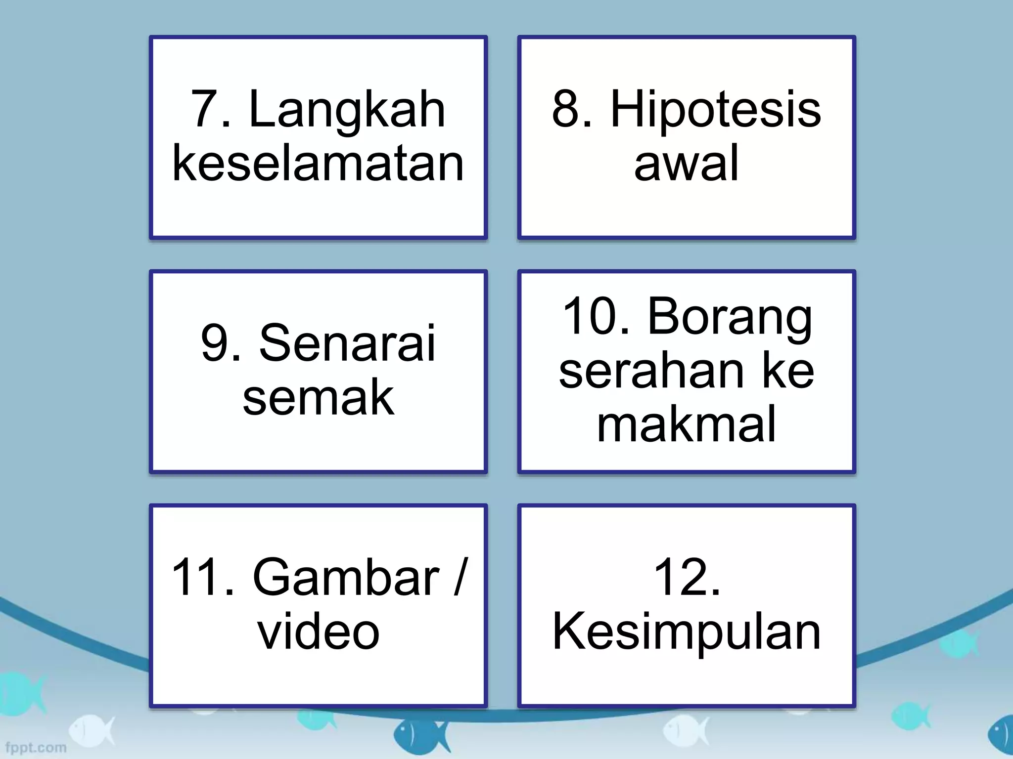 Amali simulasi sampel ikan | PPT